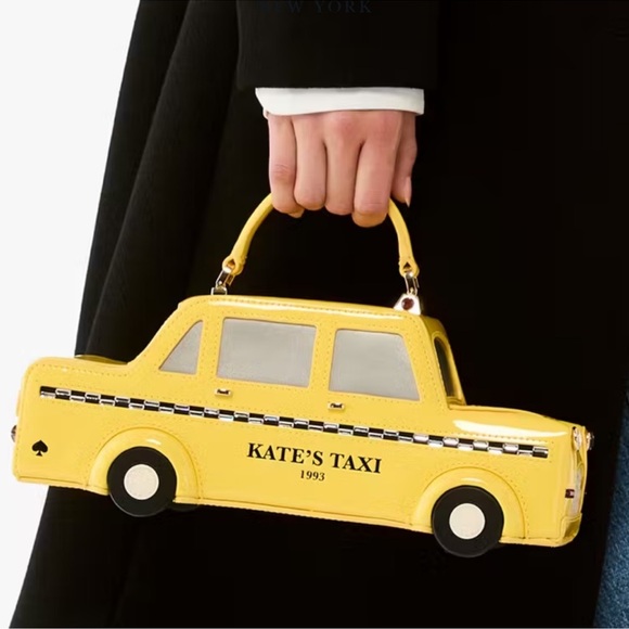kate spade | Bags | Nwt Kate Spade New York Nyc 3d Big Apple Kates Taxi ...